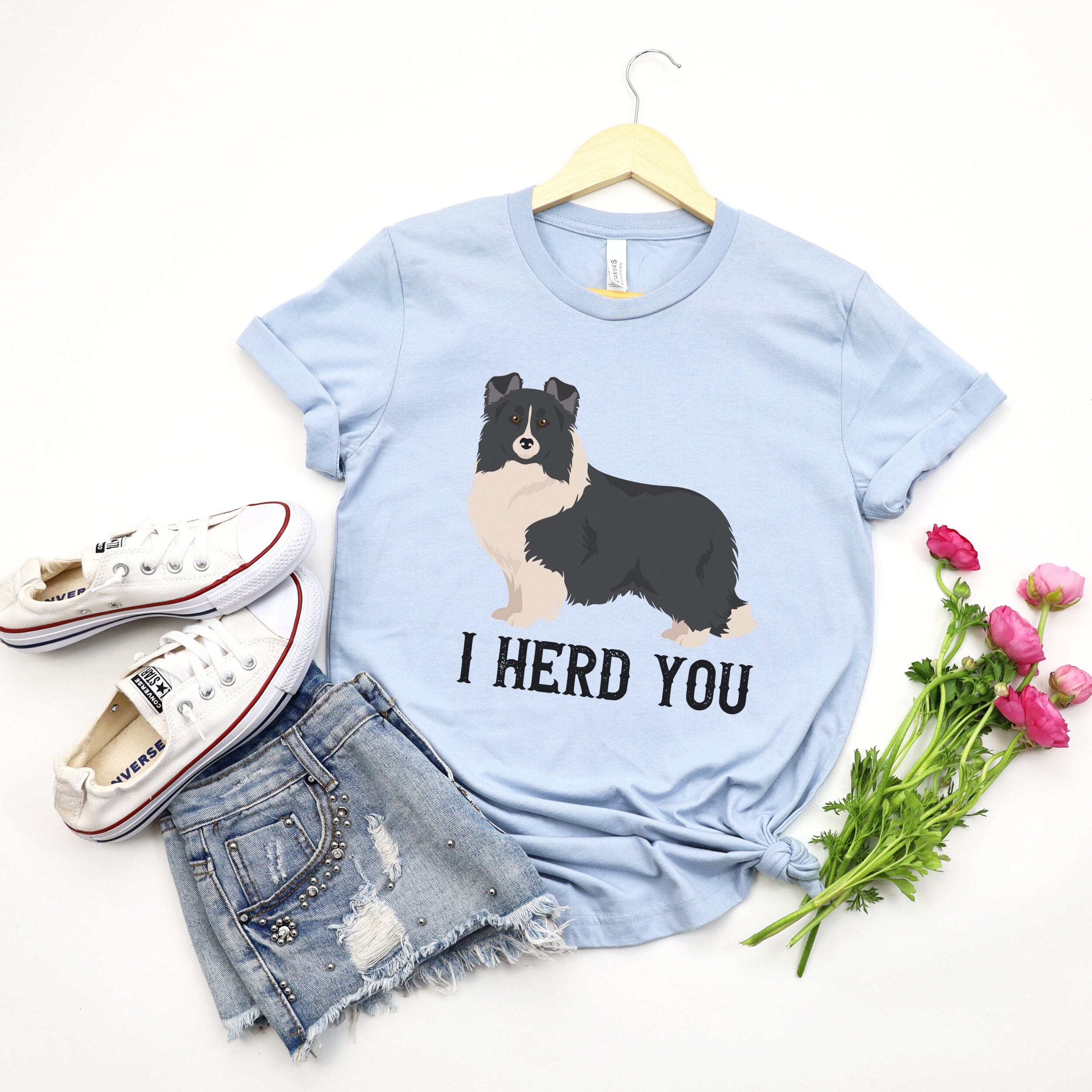 Black White Sheltie Sheltie Shirt Shetland Sheepdog Sheltie - Etsy