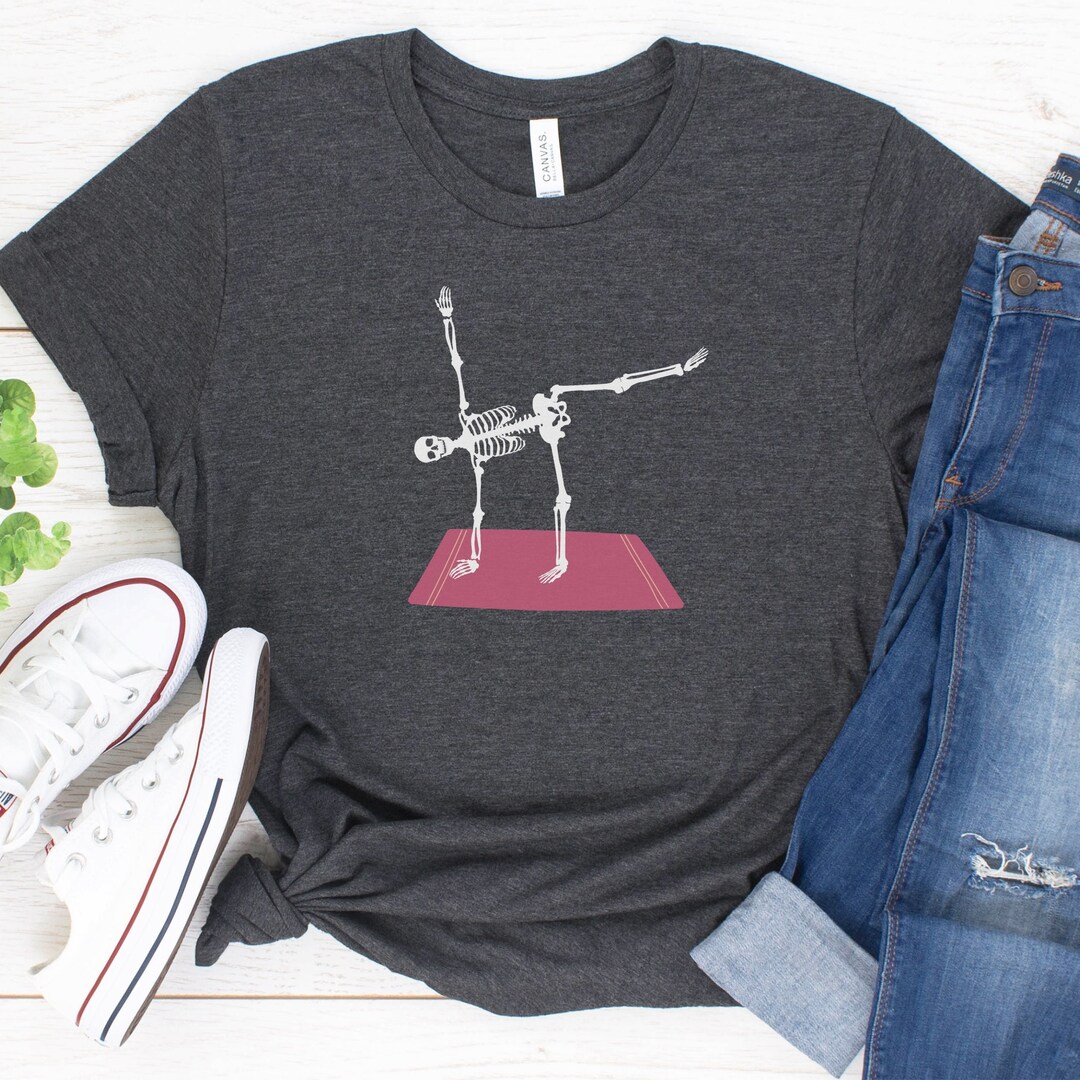 Skeleton Doing Yoga Yoga Pose Skeletons Yoga Skeleton - Etsy