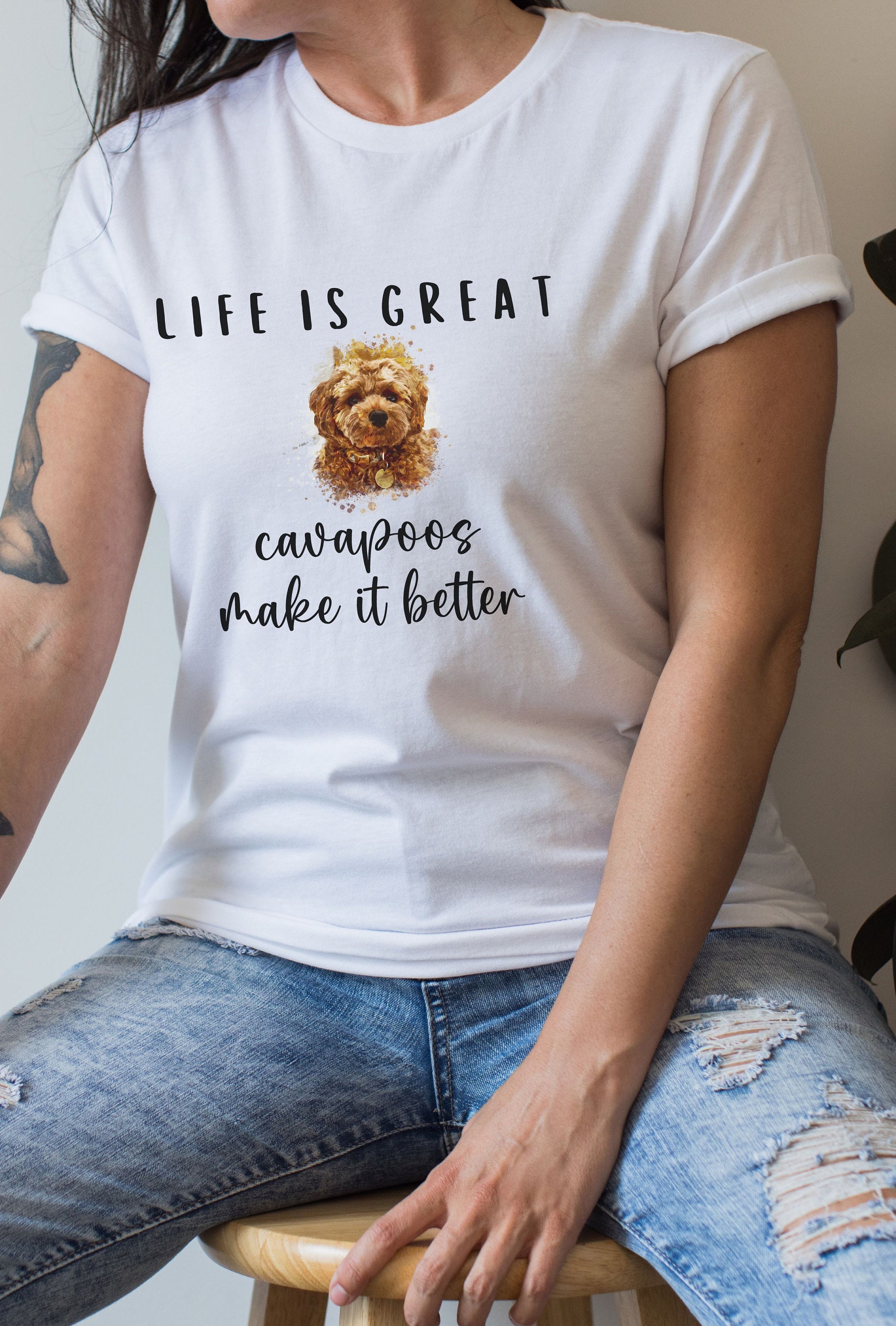 Cavapoo Dog Shirts Cavapoo Mom Shirt Cavapoo Mom Gift - Etsy
