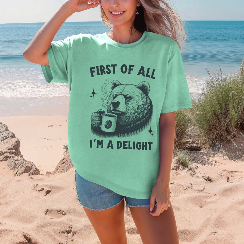 Bear Meme Shirt, I'm a Delight Shirt Funny Bear Shirt I'm Delightful I ...