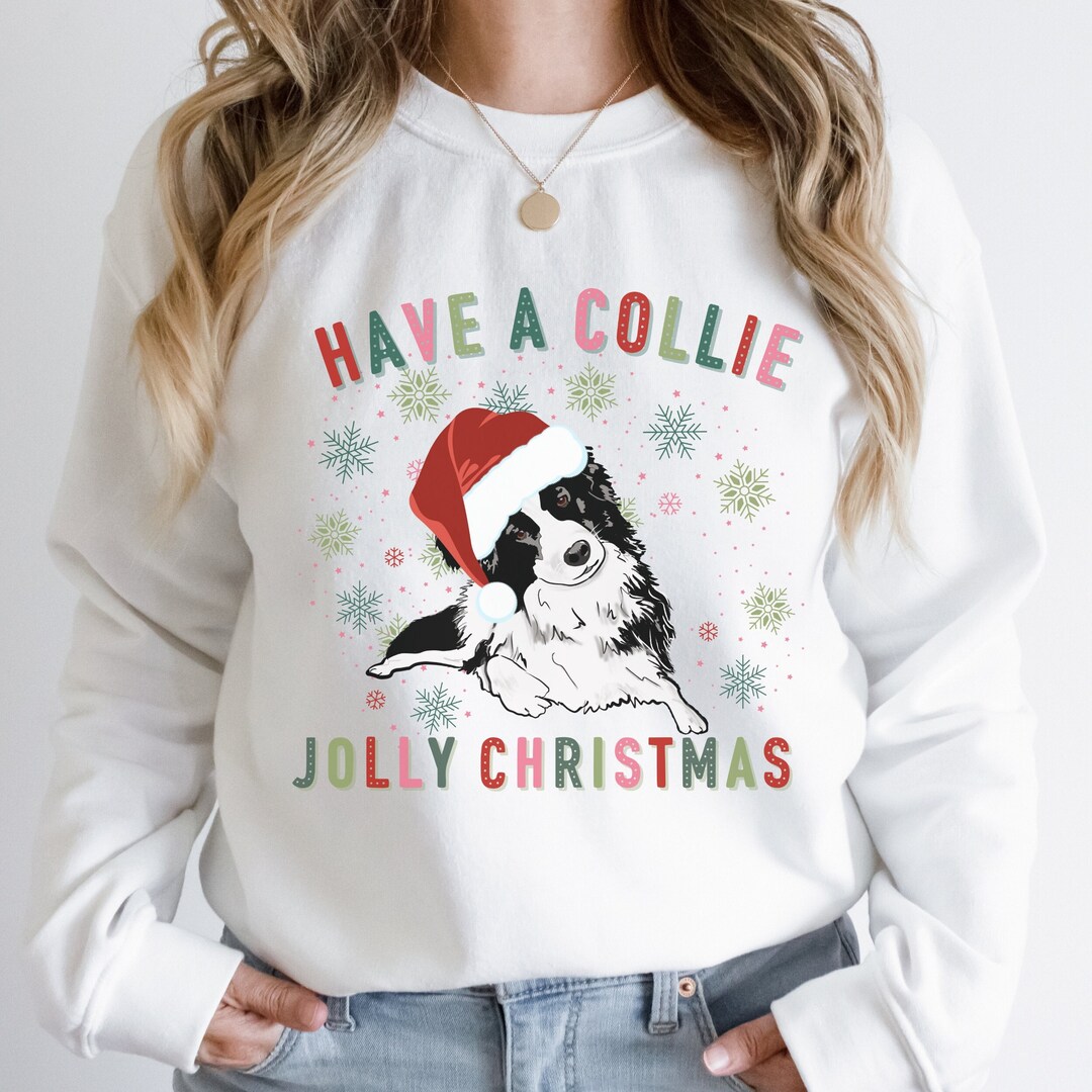 Border Collie Christmas Shirt, Border Collie Sweatshirt, Border Collie ...