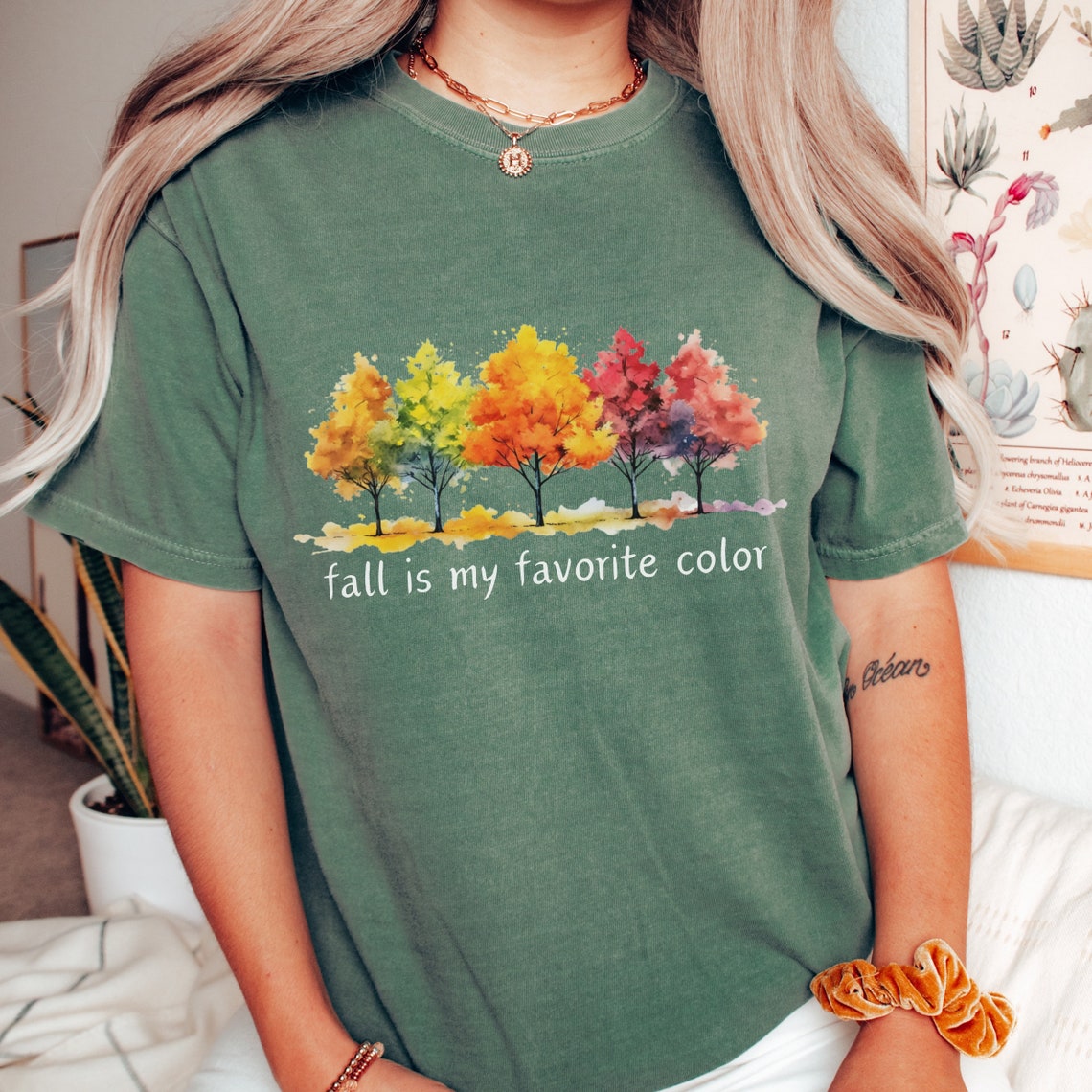 Fall is My Favorite Color Shirt, Colorful Trees Shirt, Fall Nature ...