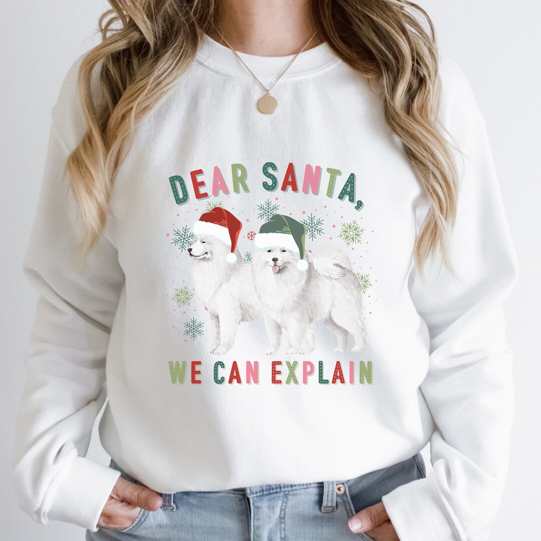 Samoyed Christmas Sweatshirt, Samoyed Christmas Shirt, Samoyed ...