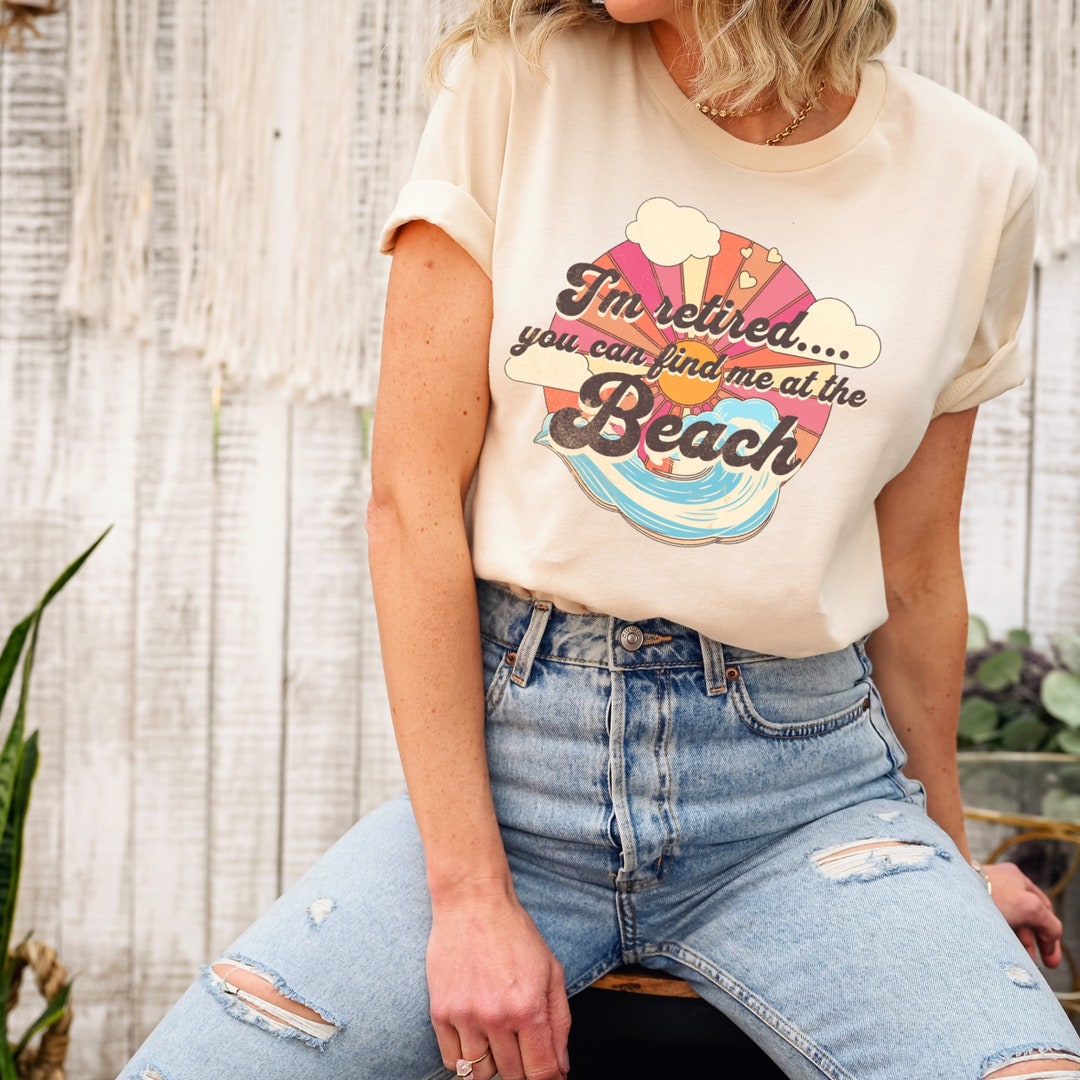 Beach Retirement Shirt, Beach Themed Retirement Party, Beach Retirement ...