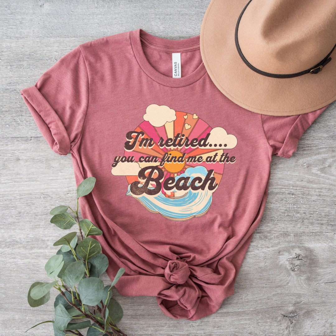 Beach Retirement Shirt, Beach Themed Retirement Party, Beach Retirement ...
