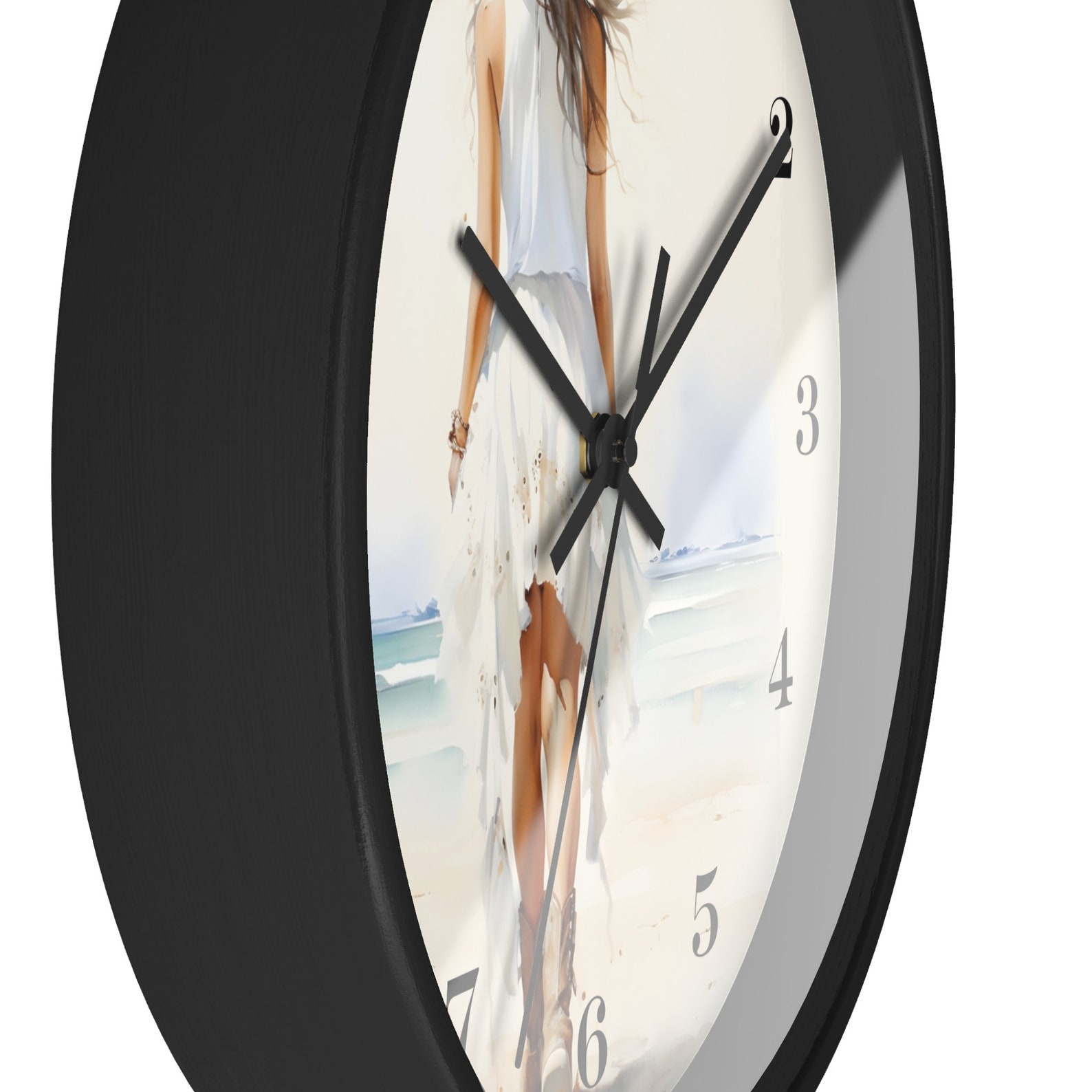 Coastal Cowgirl Wall Clock, Coastal Cowgirl Gifts, Retro Beach Cowgirl ...
