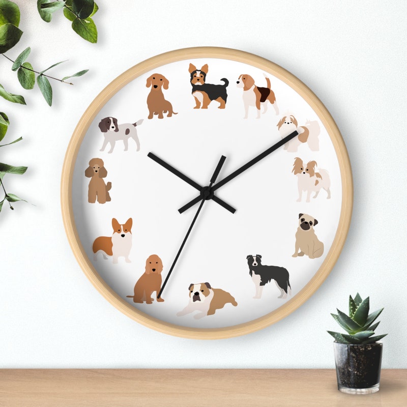 Dog Clock - Etsy