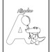 Alphabet Coloring Book, 26 Cute Animal-alphabet Pictures to Print for ...