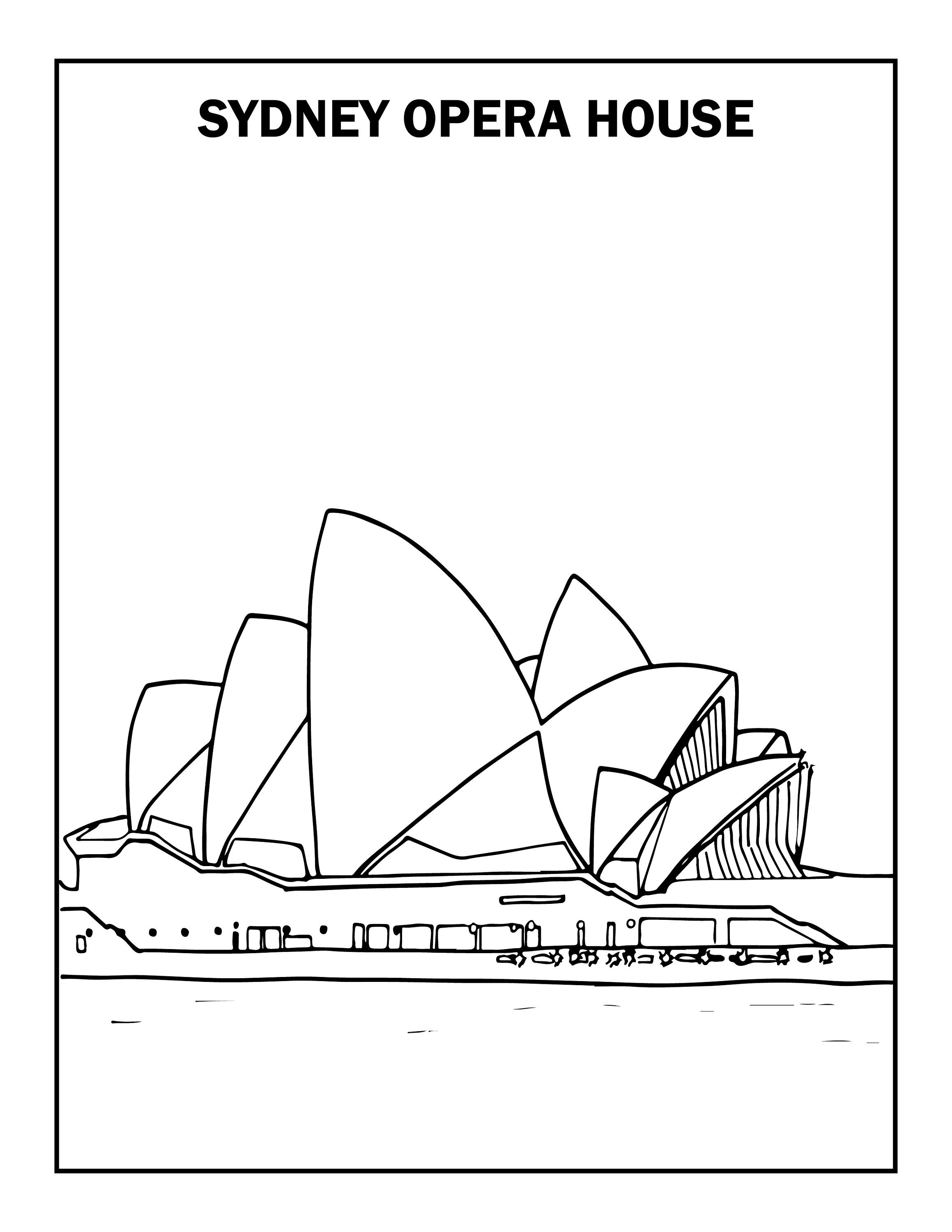 Famous Places From Around World Coloring Book Pages 25 Pages - Etsy