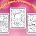 30 Ocean Animal Coloring Book Pages Farm Animals, Sea Animals, Desert ...