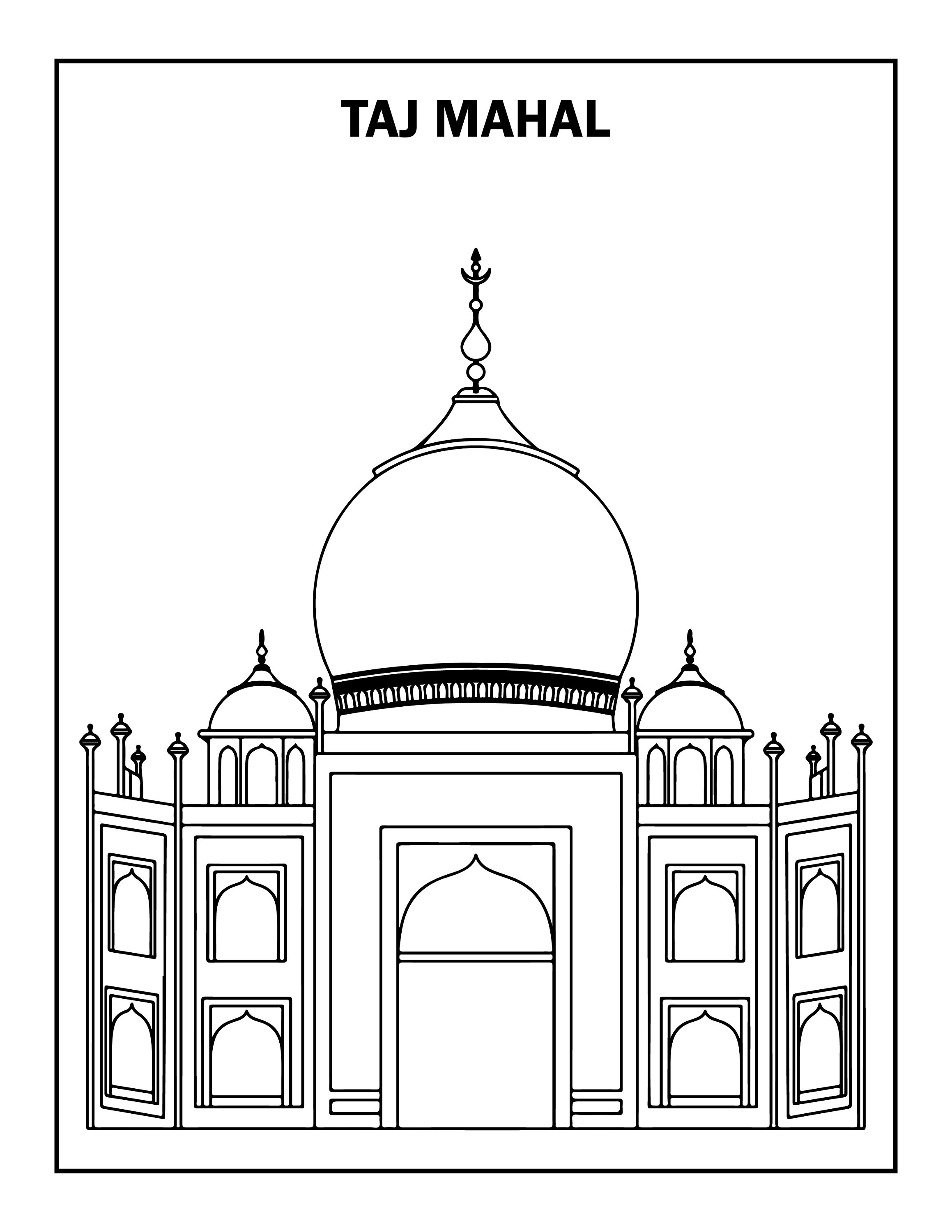 Famous Places From Around World Coloring Book Pages 25 Pages - Etsy