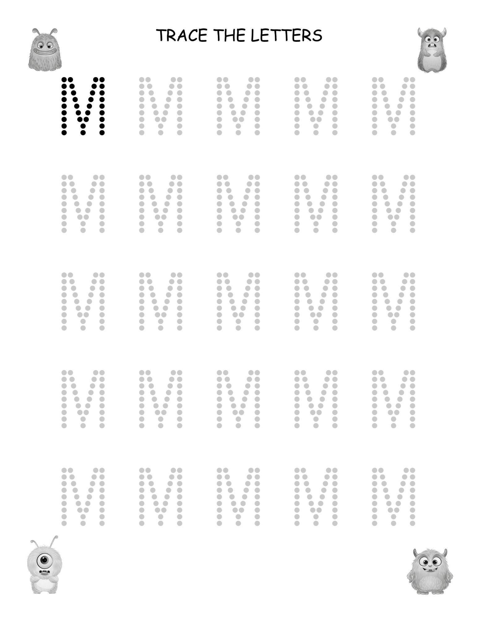 Tracing Activity Book, 90 Pages of Letter, Number and Line Tracing for ...