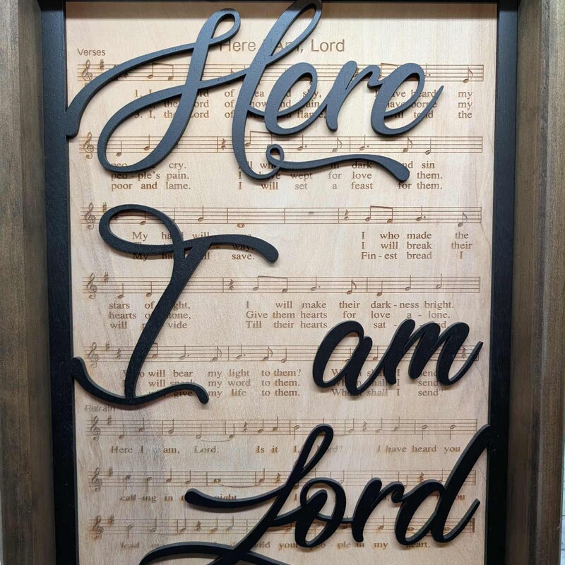 Here I Am Lord - Etsy