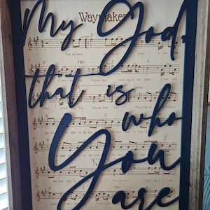 Waymaker Song Files .svg .pdf .png .webp .dxf - Etsy