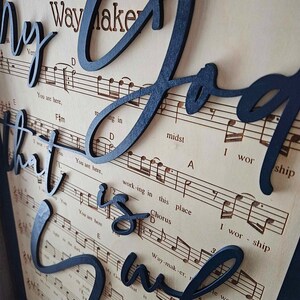 Waymaker Song Files .svg .pdf .png .webp .dxf - Etsy