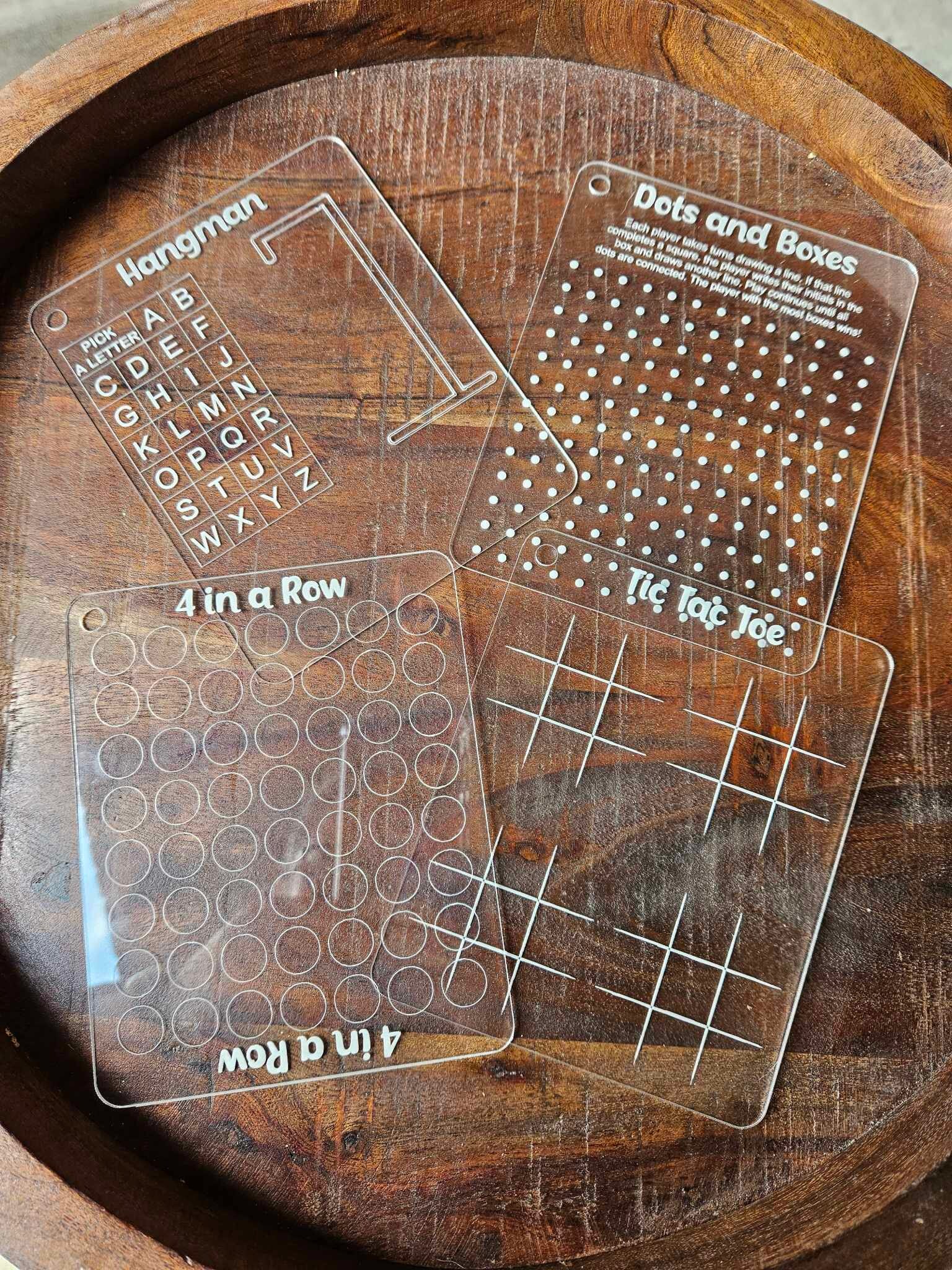 Acrylic Travel Game Board SVG Bundle – Laser Cut Files (digital ...