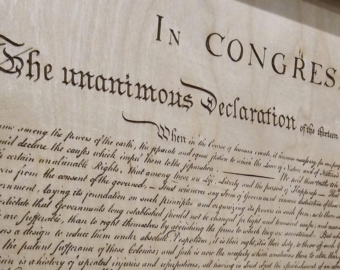 Declaration of Independence Art Print - American History Poster ...