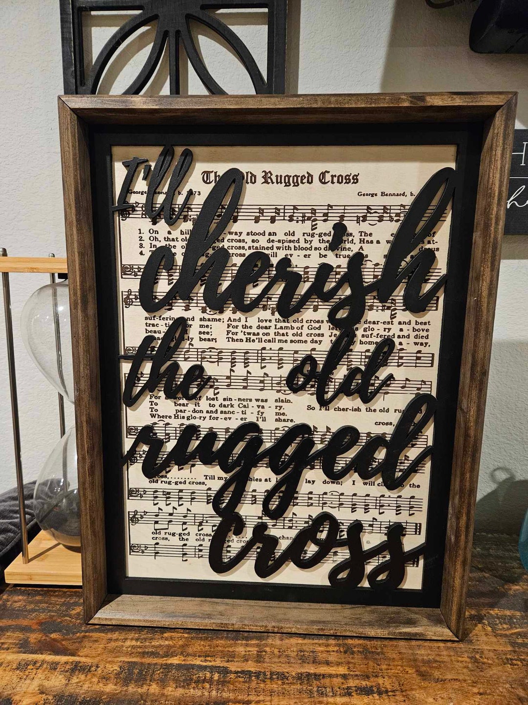 The Old Rugged Cross Hymn Files .svg .pdf .png .webp .dxf - Etsy