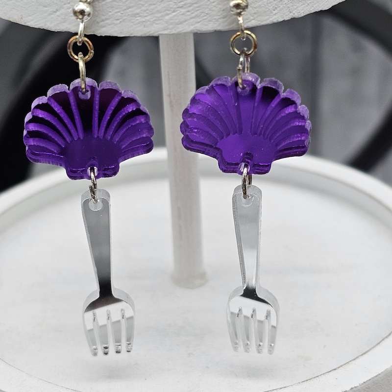Mermaid Themed Earrings - Etsy