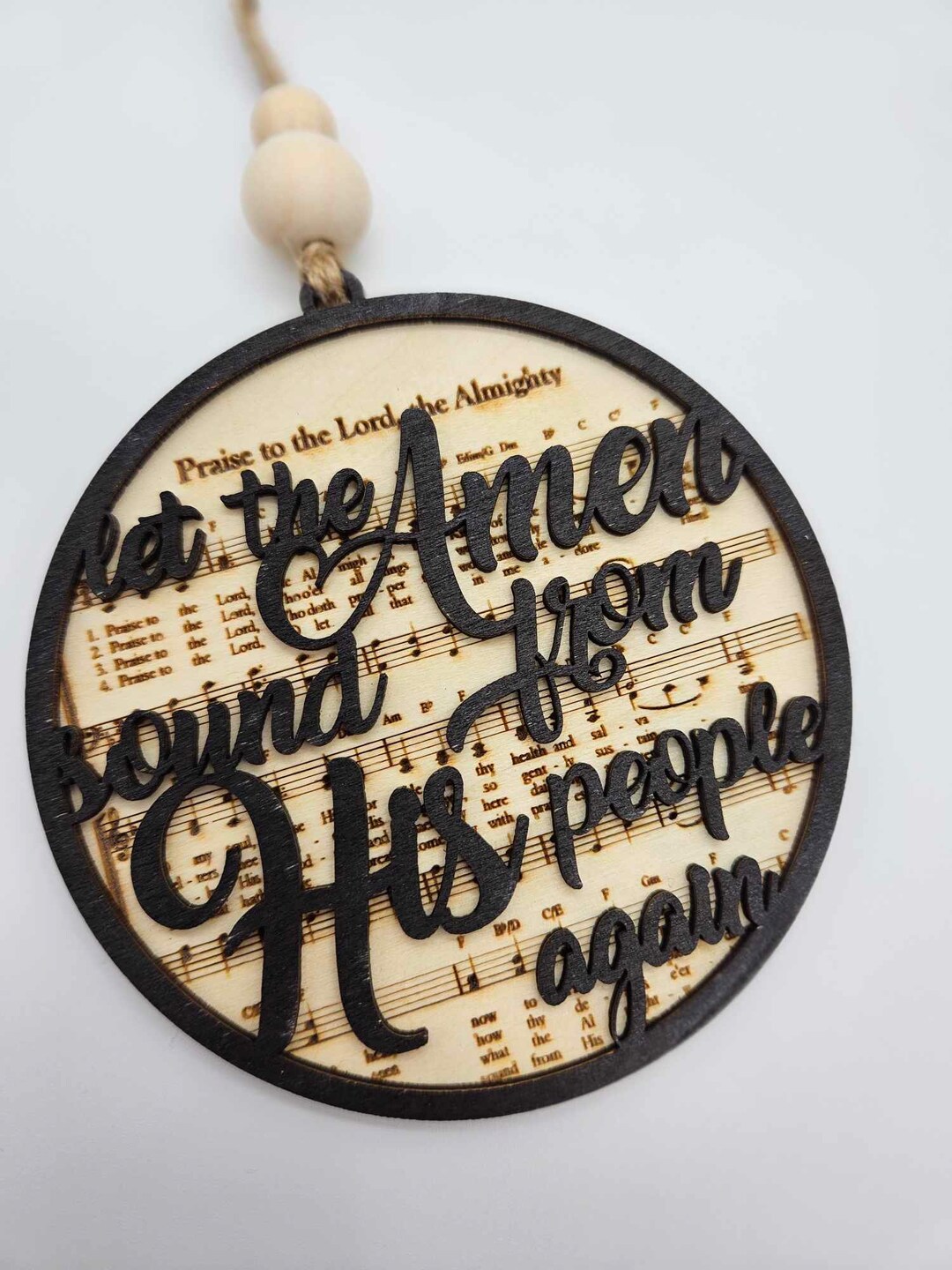 Praise to the Lord Hymn Ornament Svg – Christian Laser Cut File – Svg ...