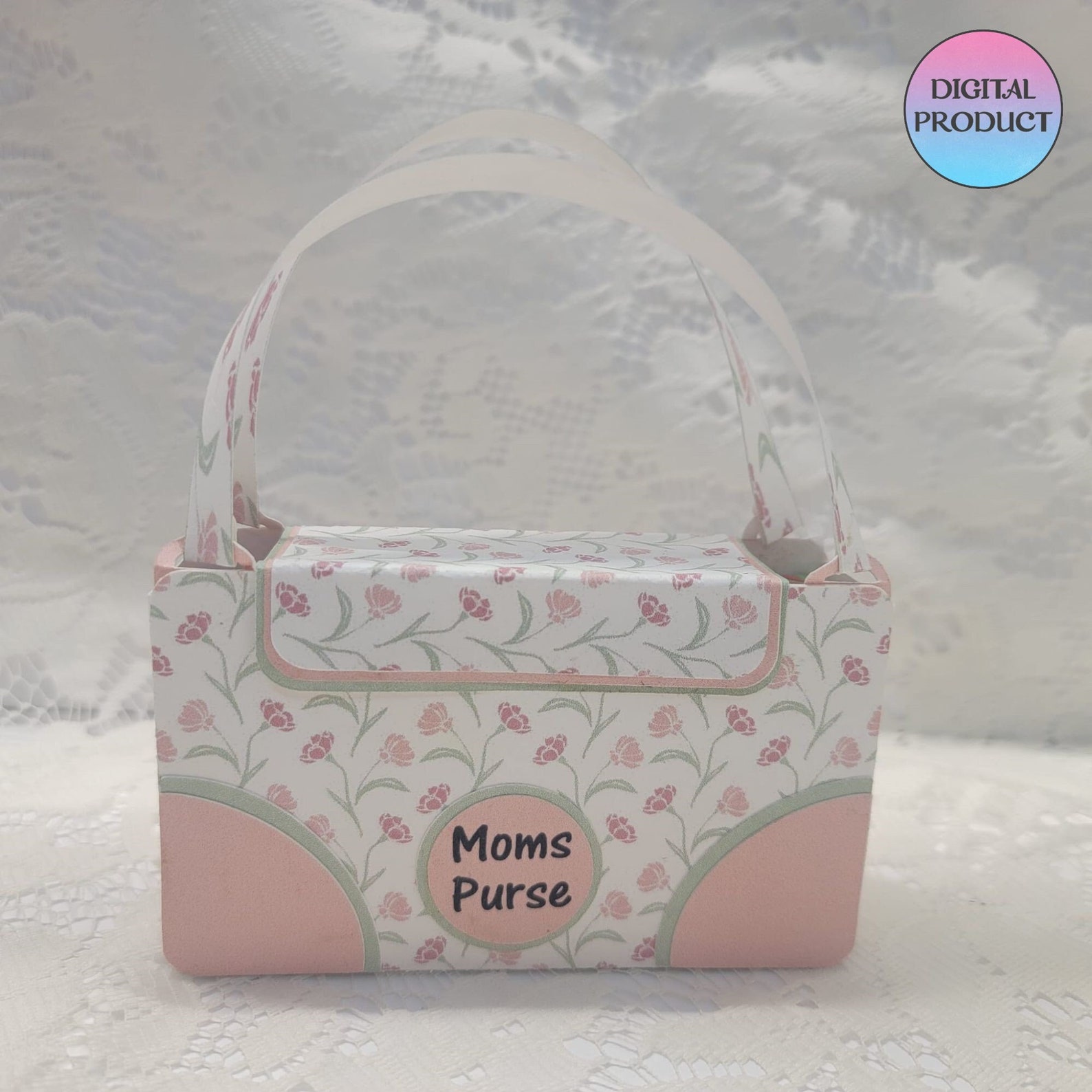 Purse Gift Box SVG, 3D Purse Template, Favor Box SVG, Party Gift Box ...