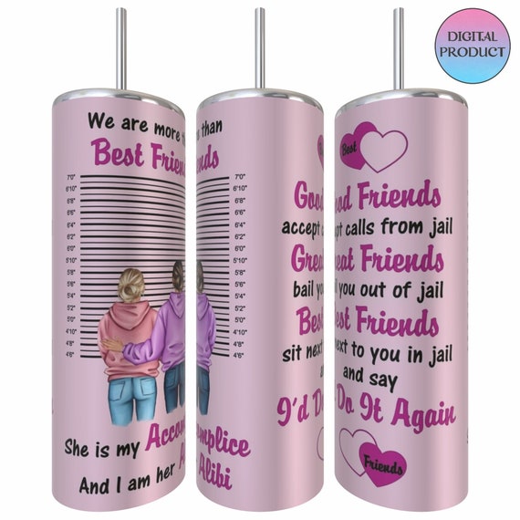 Best Friends She is My Accomplice I Am Her Alibi Jail Chart - Etsy