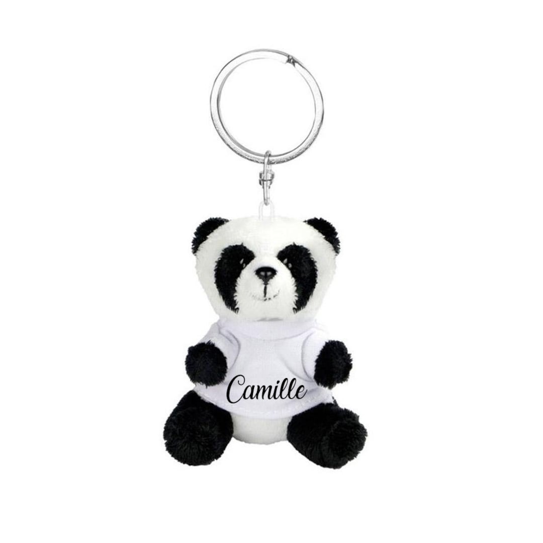 Personalizable Key Ring Plush Panda Birthday Gift First Name - Etsy