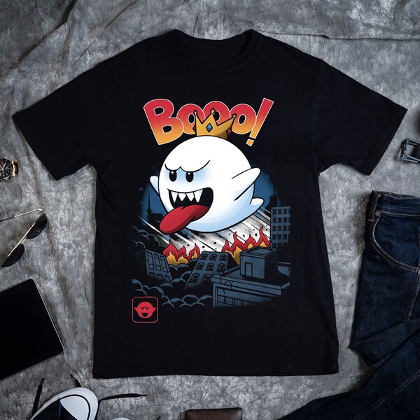 Super Mario King Boo Svg - Etsy