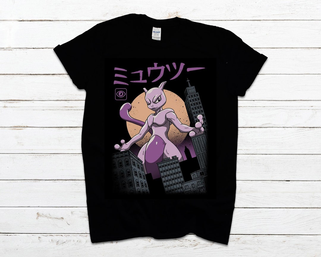 Top T-shirt Tee Shirt Mewtwo Vintage Men Women Kids Children - Etsy