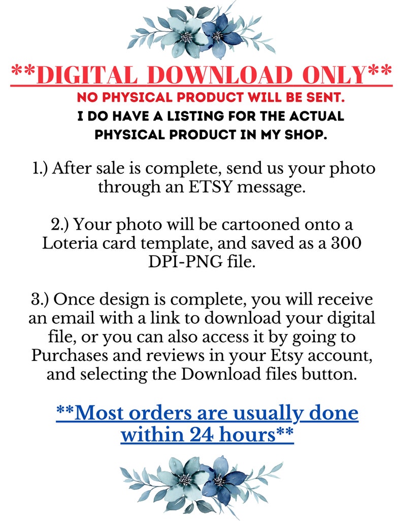 Custom Loteria Card DIGITAL DESIGN ONLY- Digital Download-no Physical ...