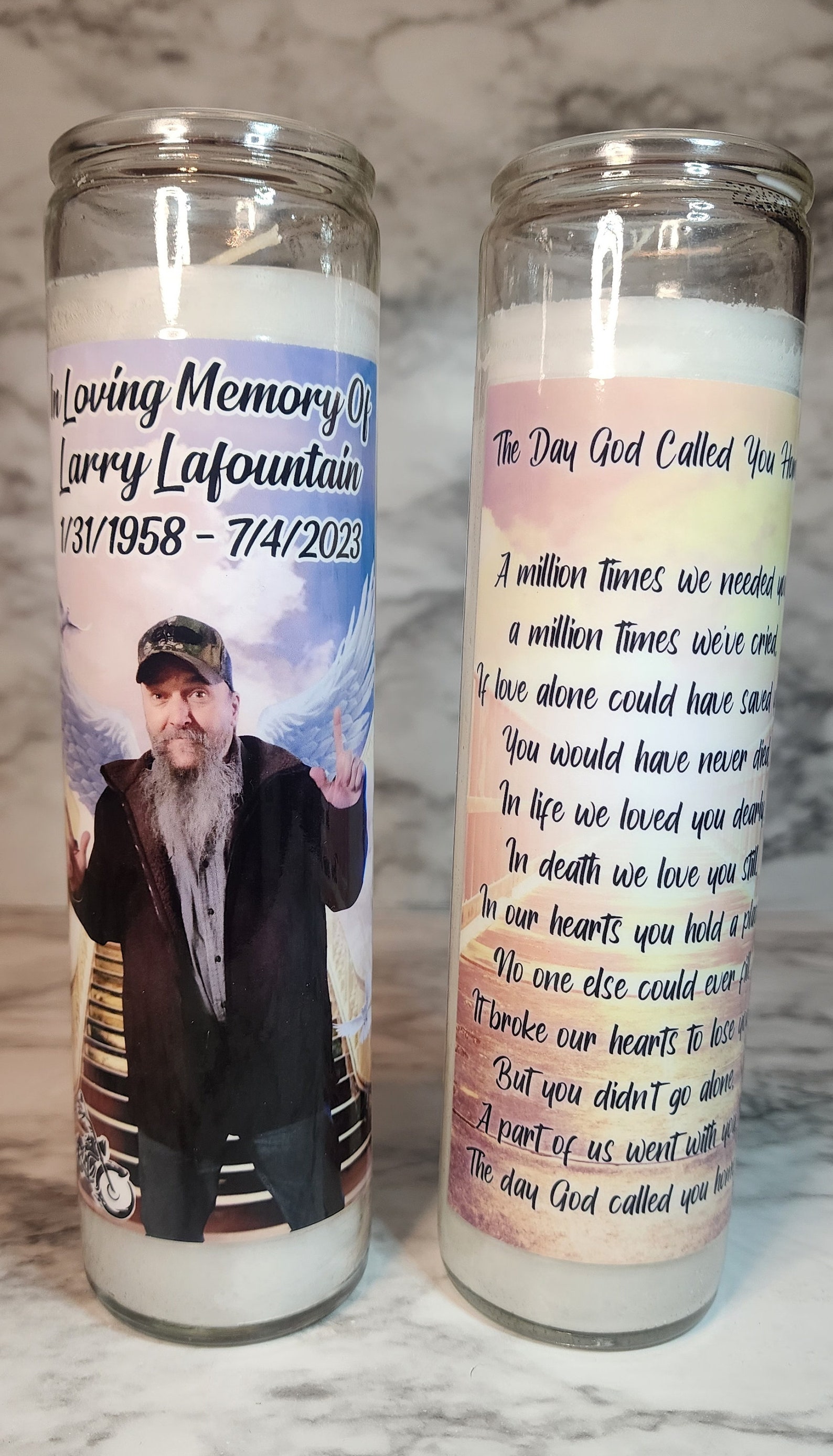 Custom Candles/memorial Candles/prayer Candles Custom Personalized Made ...