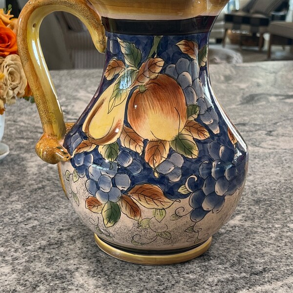 Pitcher With Fruit - Etsy