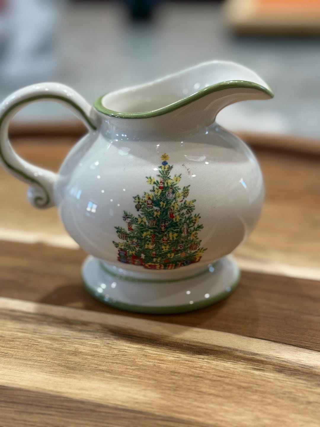 Christopher Radko Holiday Celebrations Green Trim Christmas Holiday ...