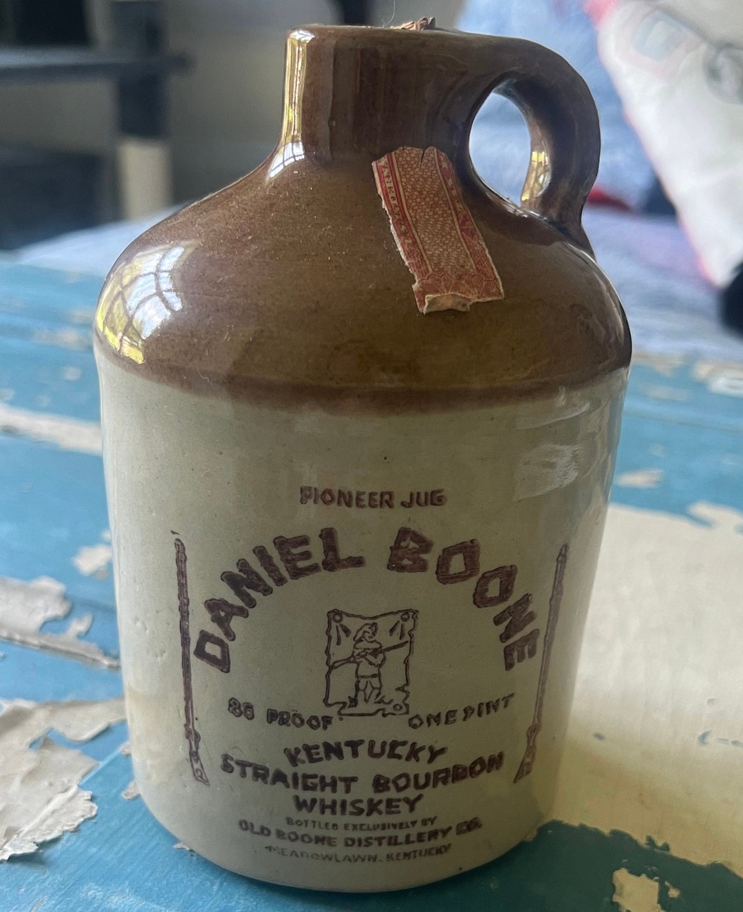 Vintage Daniel Boone Whiskey Jug: Kentucky Bourbon, Empty Bottle - Etsy