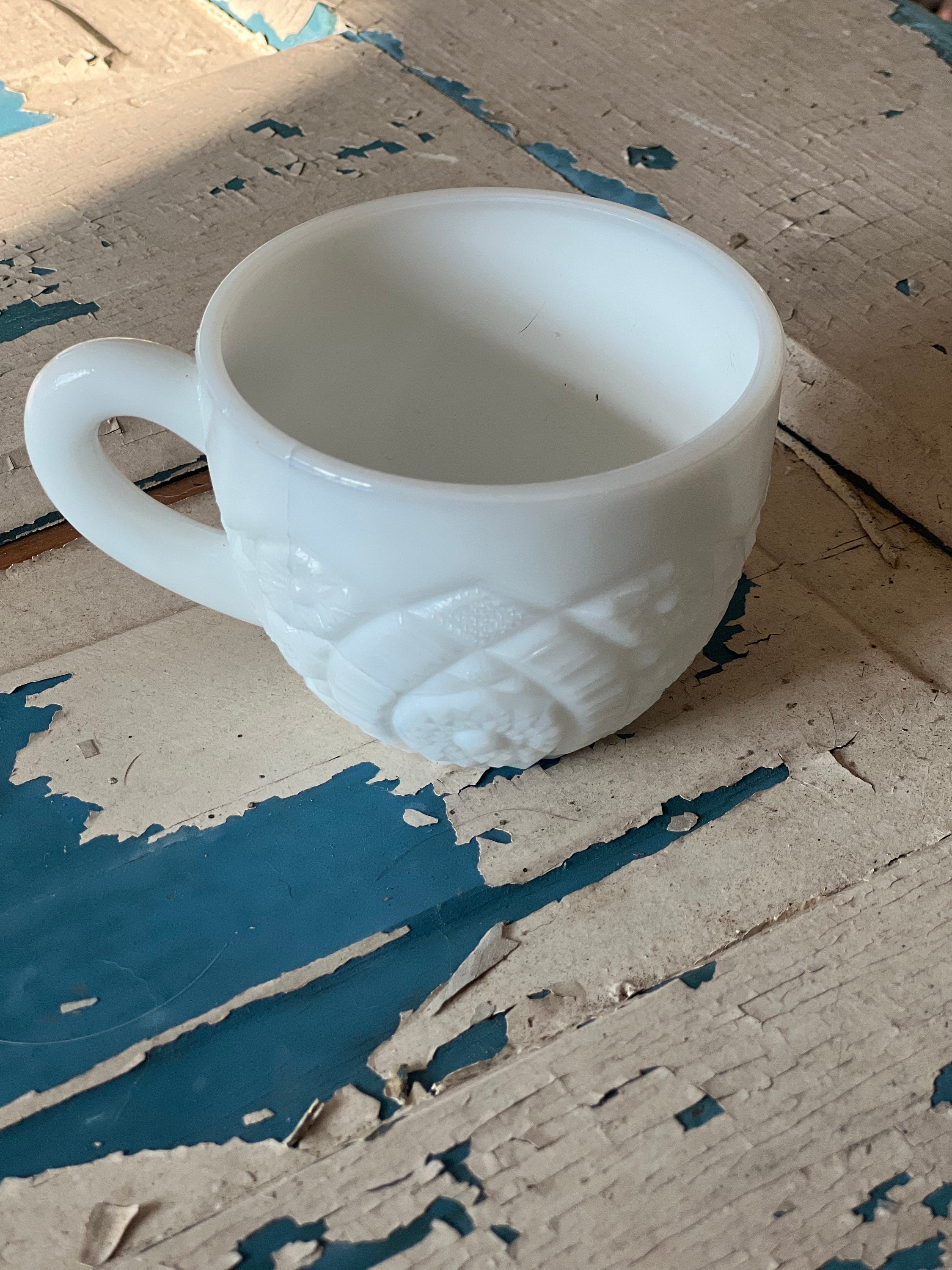 Vintage Concord Milk Glass Punch Cup by MCKEE - Etsy