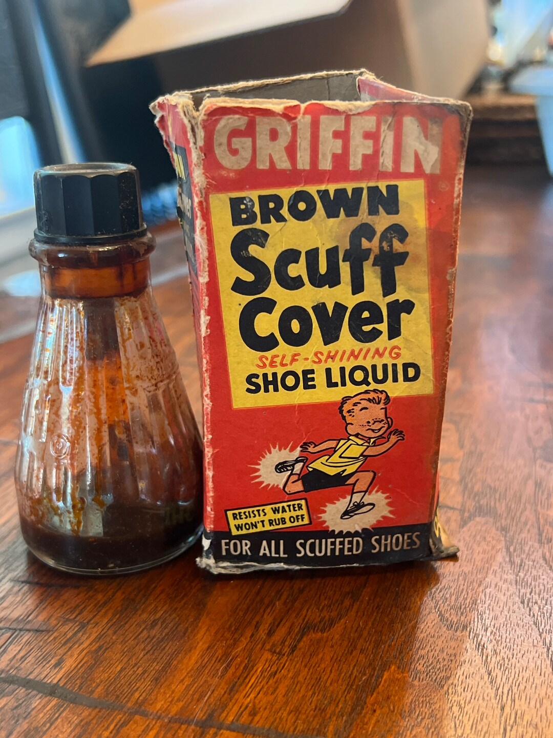 Griffen Scuff Cover Shoe Polish Bottle in Original Box. - Etsy