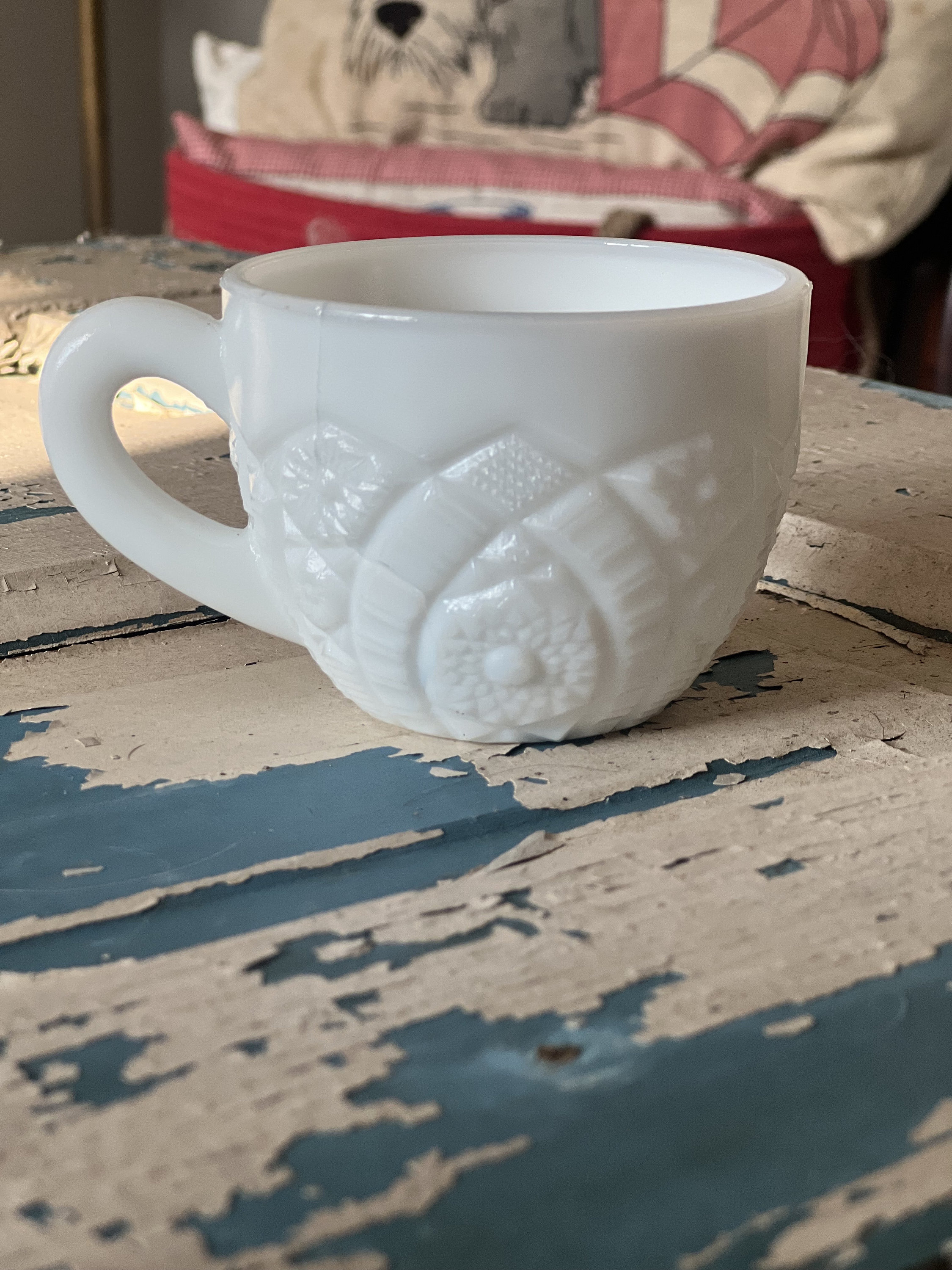 Vintage Concord Milk Glass Punch Cup by MCKEE - Etsy