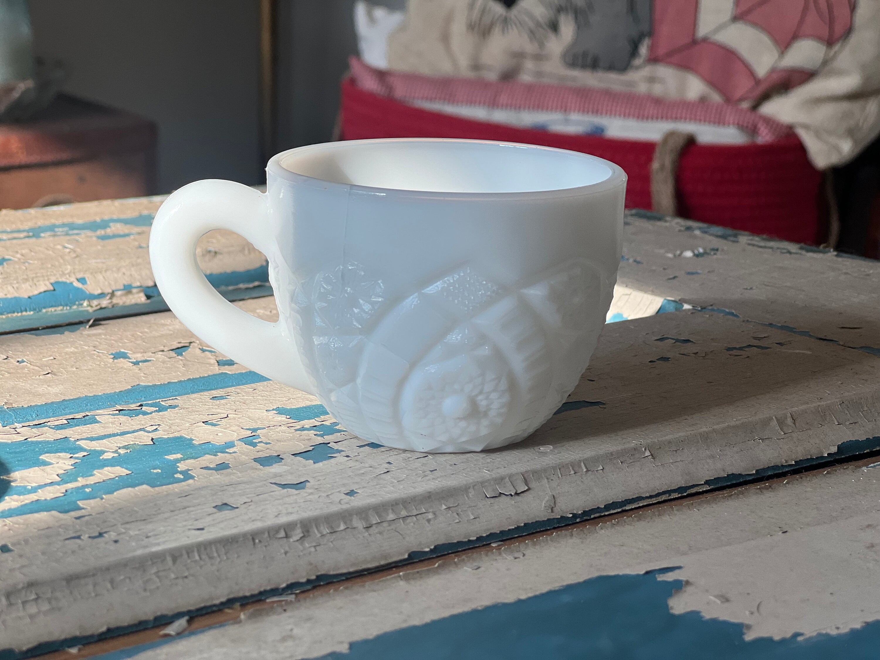 Vintage Concord Milk Glass Punch Cup by MCKEE - Etsy