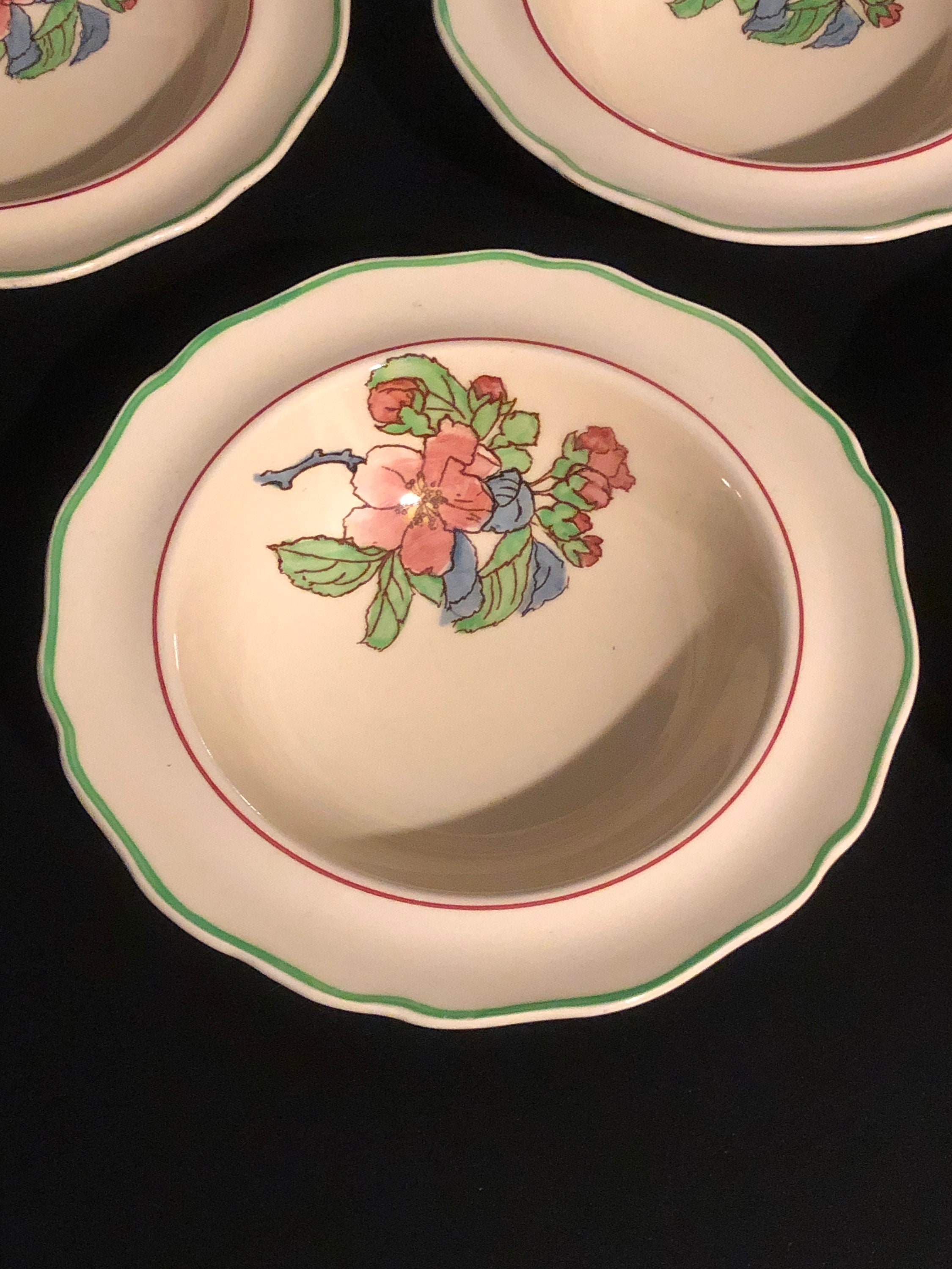 Vintage 1920's Royal Doulton Bowls Set of 5 Floral Pattern - Etsy