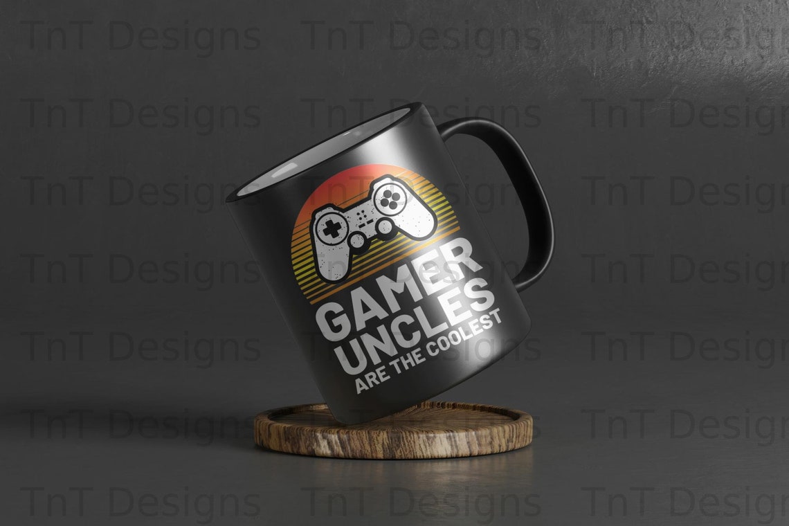 Gamer Uncles Are the Coolest Vintage Digital Png File, Instant Download ...