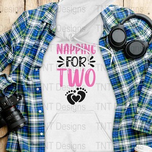 Napping for Two Digital Png File, Instant Download, Funny Pregnancy T ...