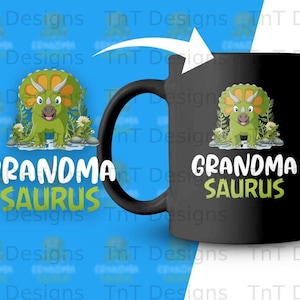 Grandma Saurus Digital Png File, Instant Download, T Rex Dinosaur Lover ...