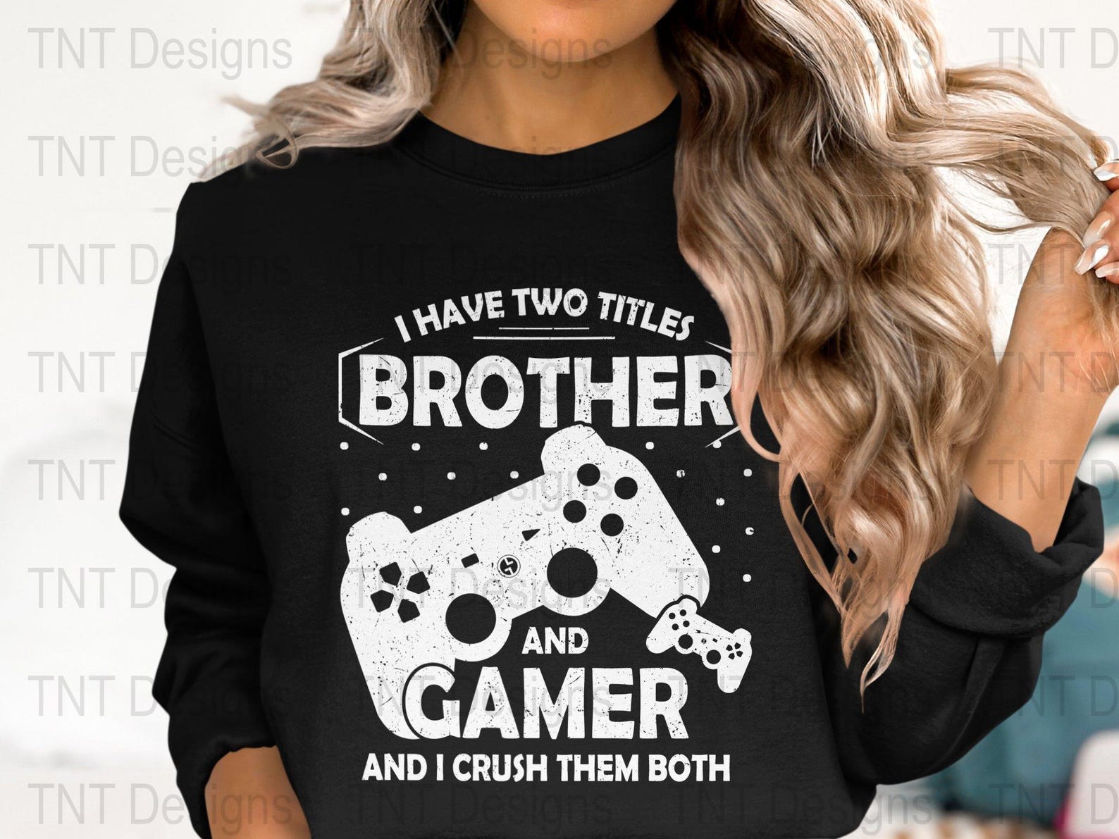 Brother Gamer Digital Png File, Gift for Gamer, Gamer T-shirt Designs ...