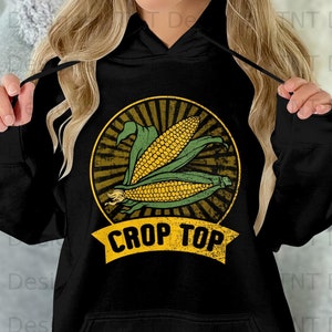 Crop Top Corn Digital Png File, Instant Download, Gift for Girls, Corn ...