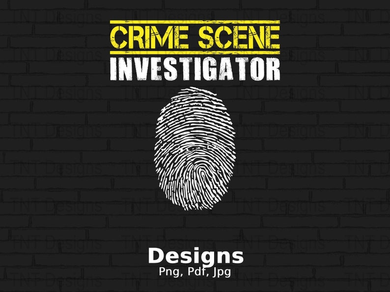 Crime Scene Investigator Digital Png File, Instant Download, Funny ...