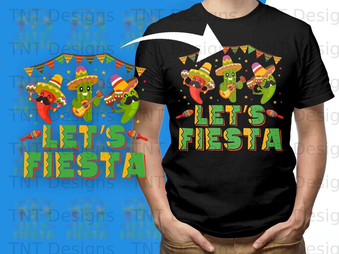 Let's Fiesta Digital File Instant Download Fiesta Png - Etsy