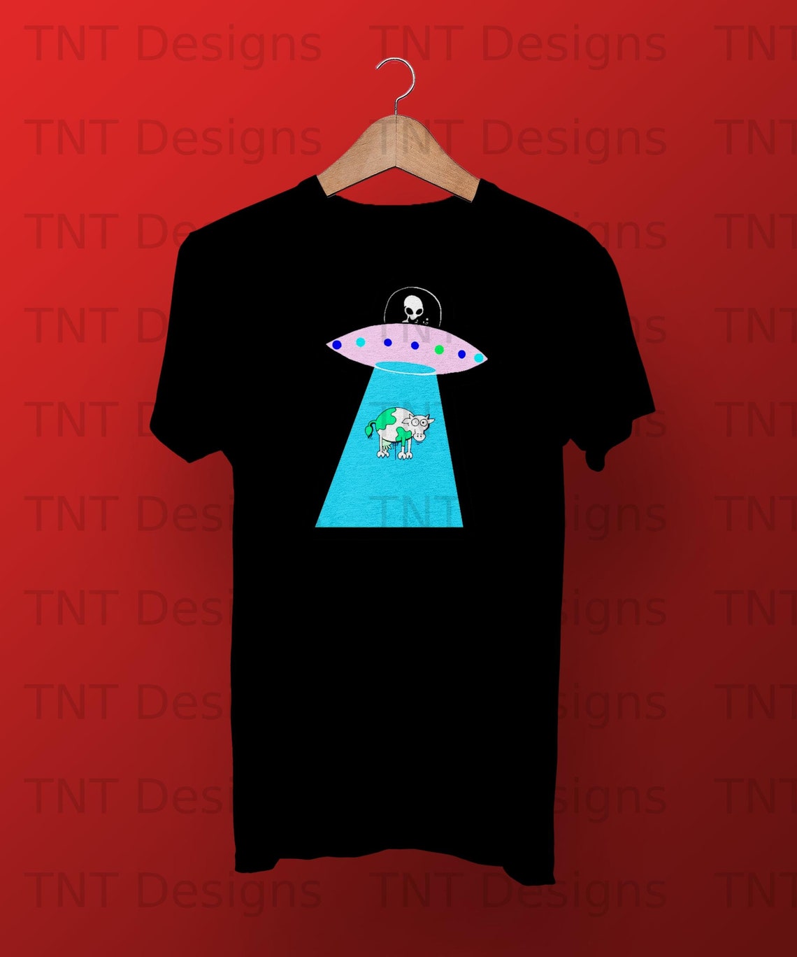 Alien UFO Extraterrestrial Cow Abduction Space Ship Believes - Etsy