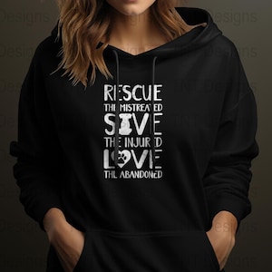 Rescue the Mistreated Save the Injured Love the Abandoned Digital Png ...
