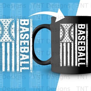 Distressed Baseball USA Flag Digital Png File, Instant Download ...