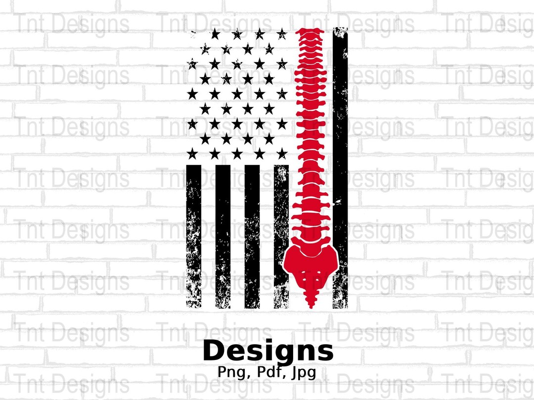 Chiropractor USA Flag Digital Png File, Instant Download, Patriotic ...